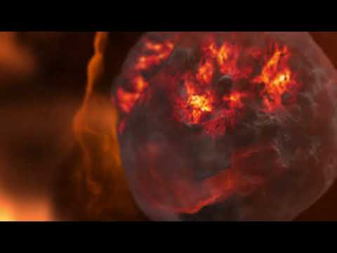 Abstract Planet Lava Red Space Nebula World I vfx8k I #VISUALFX28