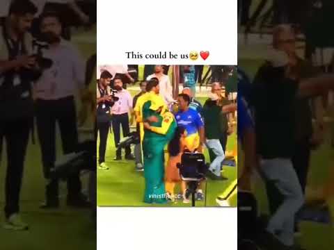 Sir Jadeja's wife touching his feet in IPL Final Match 🔥❤️ #ipl #jadeja #dhoni #csk
