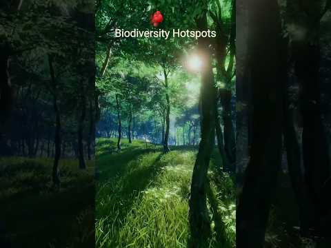 BIODIVERSITY HOTSPOTS #biodiversity #hotspot || WHAT IS BIODIVERSITY HOTSPOTS #shorts