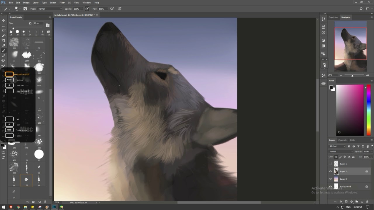 Spruce (Wolf Speedpaint)
