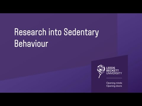 Research into Sedentary Behaviour