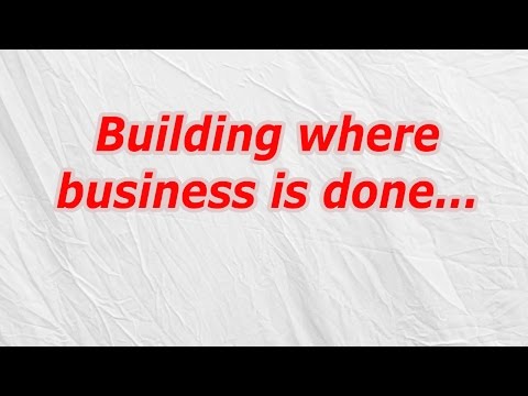 Building where business is done (CodyCross Crossword Answer)
