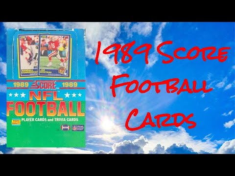 1989 Score Football Cards - 10 Most Valuable