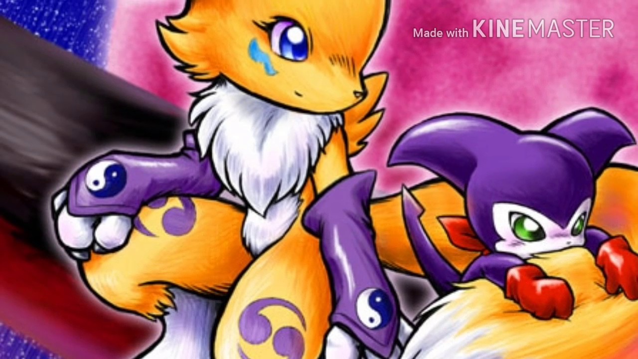 Hung up impmon  x renamon