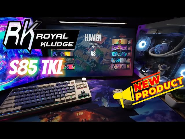 RK ROYAL KLUDGE S85 80% TKL Gasket Mount Wireless Gaming Keyboard – RKgaming