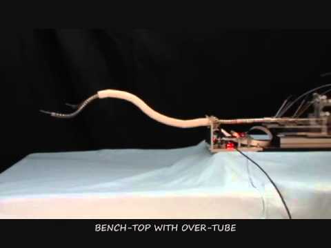 Over-tube apparatus for increasing the capabilities of an articulated robotic probe