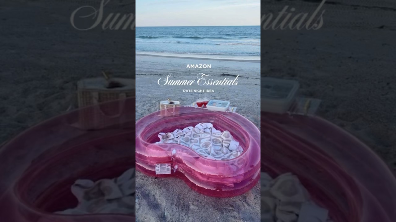 You can do this in your backyard 🫶! #summer #summervibes #picnic #beach #beachlife #beachvibes