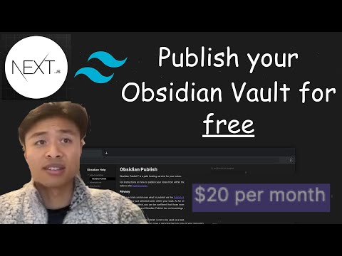 How to Publish Obsidian Notes for Free (Next.JS / Tailwind CSS)