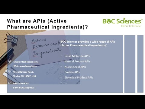 What are APIs (Active Pharmaceutical Ingredients)? - API Manufacturing - BOC Sciences