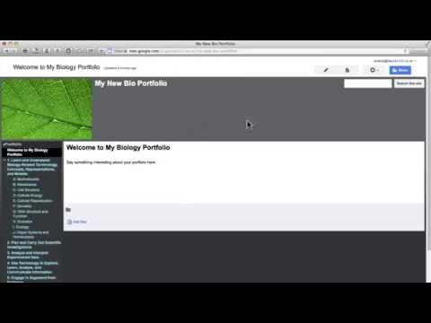 How to set up a portfolio Site from a template