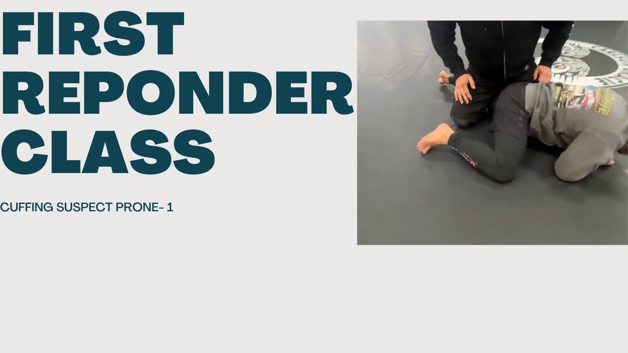 Prone Cuffing A Suspect Technique: 1