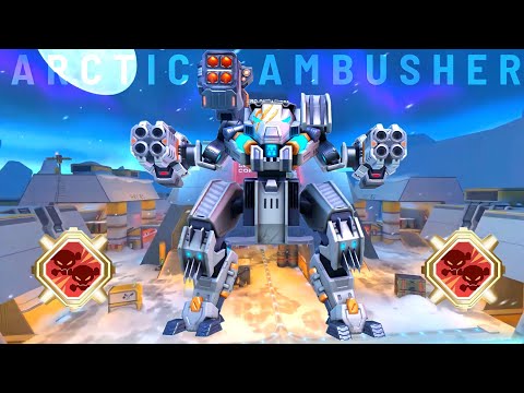 New ARCTIC AMBUSHER skin - Onyx & Fragment Gun 14 - Mech Arena