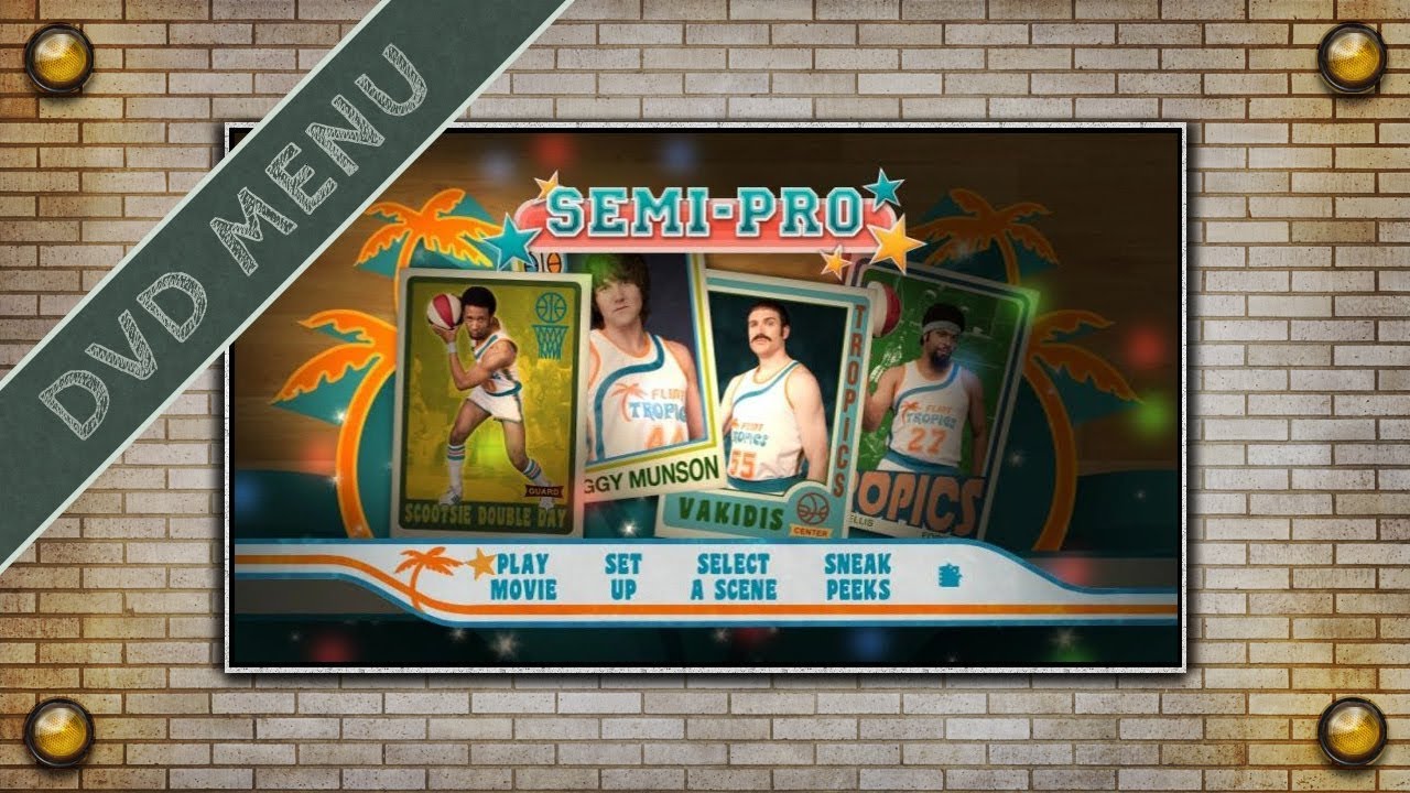 Semi-Pro (2008) - DVD Menu