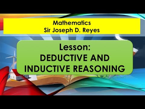DEDUCTIVE AND INDUCTIVE REASONING | TAGLISH