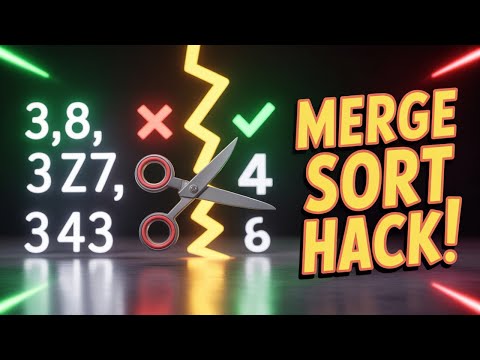 Merge Sort Full Tutorial | Step-by-Step Explanation + Time Complexity
