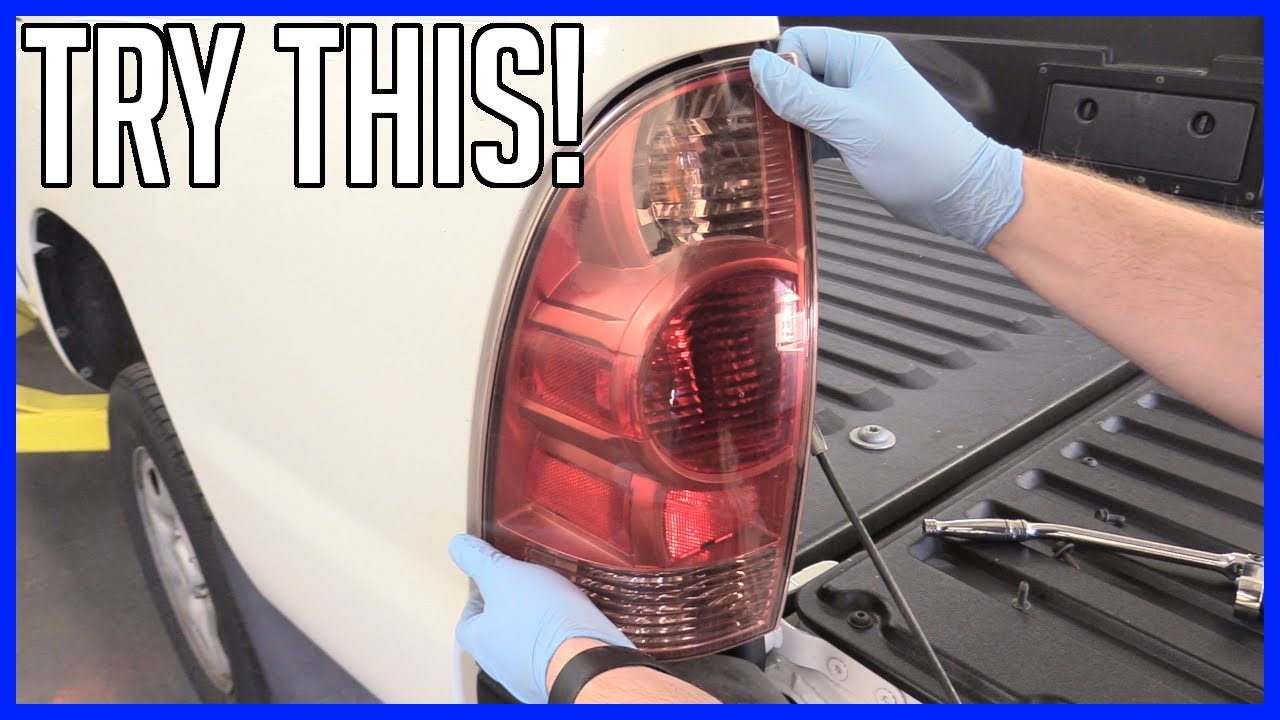 How to Replace Brake and Tail Light Bulb Toyota Tacoma 2005-2015 - WITH ONE TOOL!
