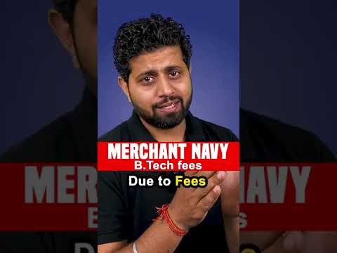 B.Tech Marine Engineering Fees in Merchant Navy #merchantnavy #shorts