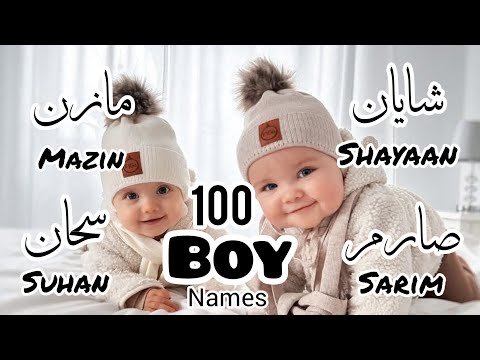 Top 100 Modern Muslim Arabic Boy Names Meaning "Lucky" & "Blessed"/Islamic Boy Names/Larko k name