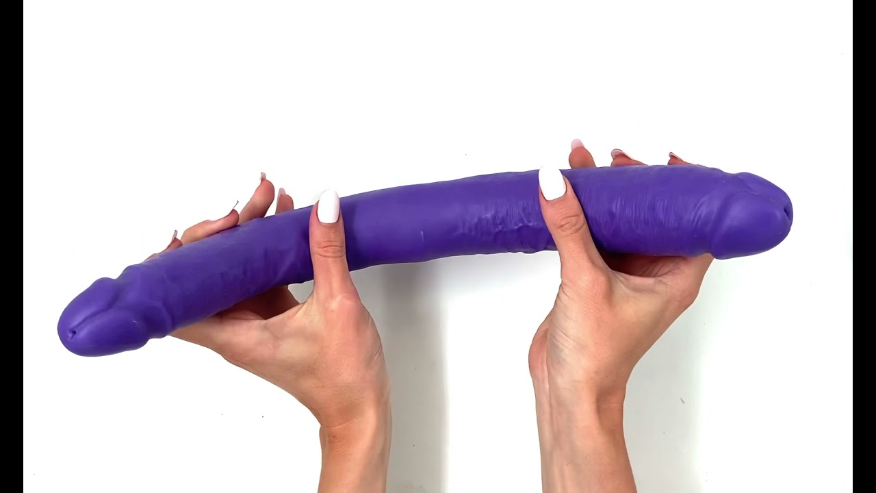 Dillio 16” Double Dildo Purple