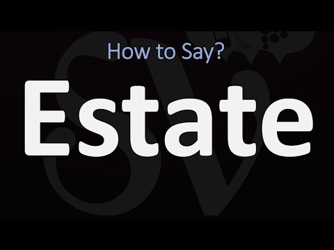How to Pronounce Estate? (CORRECTLY)