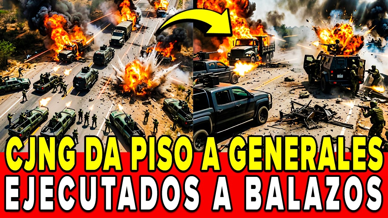 ¡CJNG DA PISO al EJERCITO! GENERALES EJECUTADOS en CARRETERA de ESCUINAPA tras ATAQUE a BALAZOS