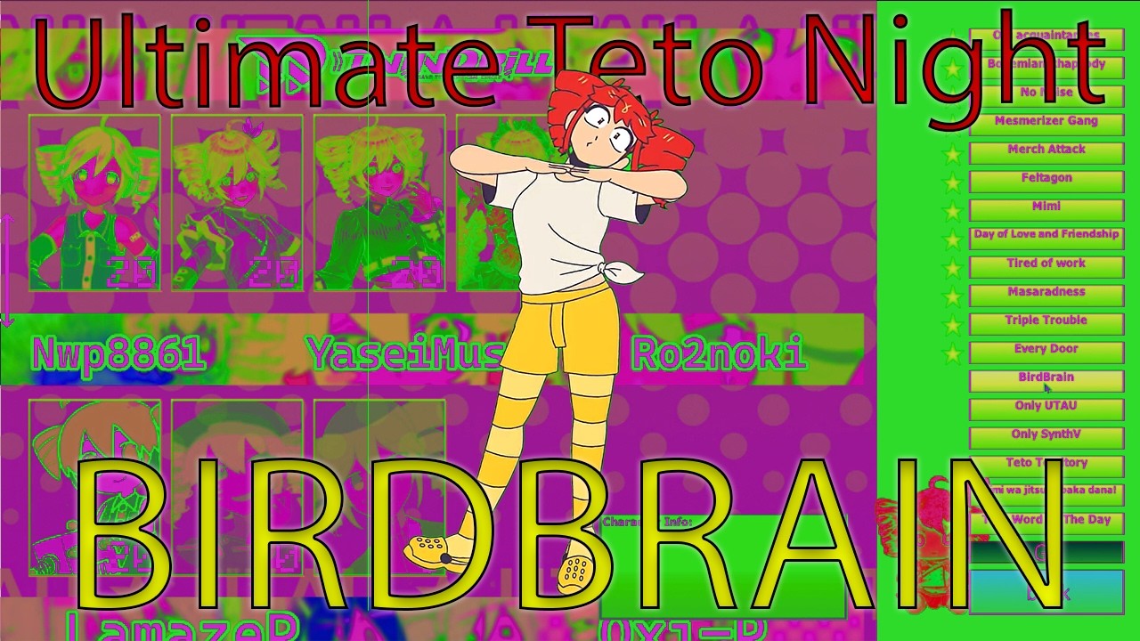 BirdBrain | Ultimate Teto Night