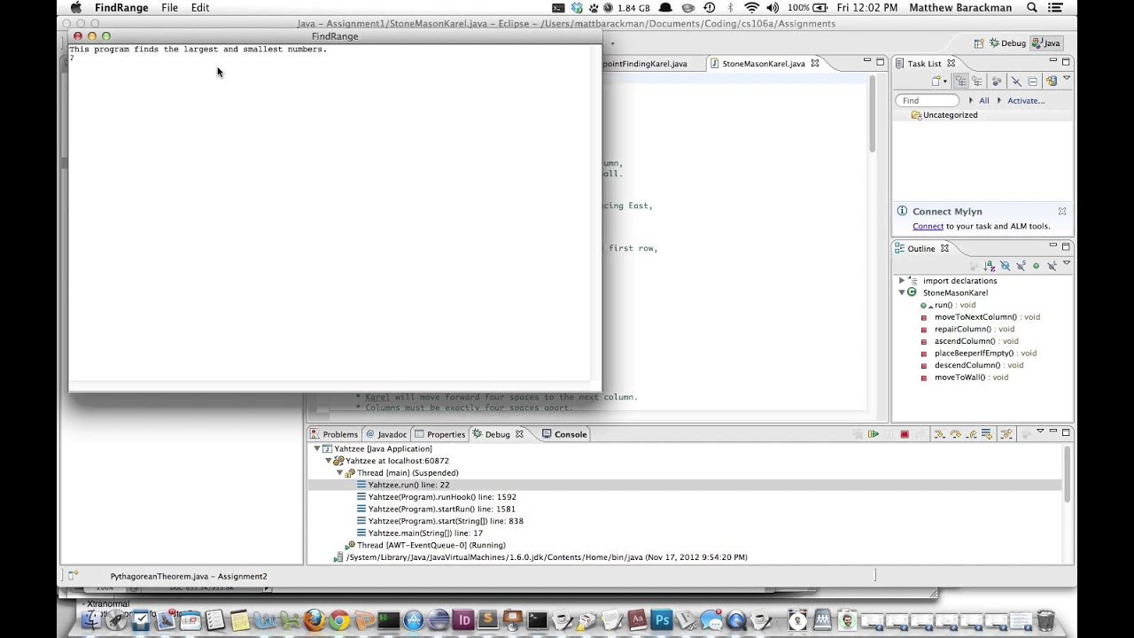 FindRange.java Demo