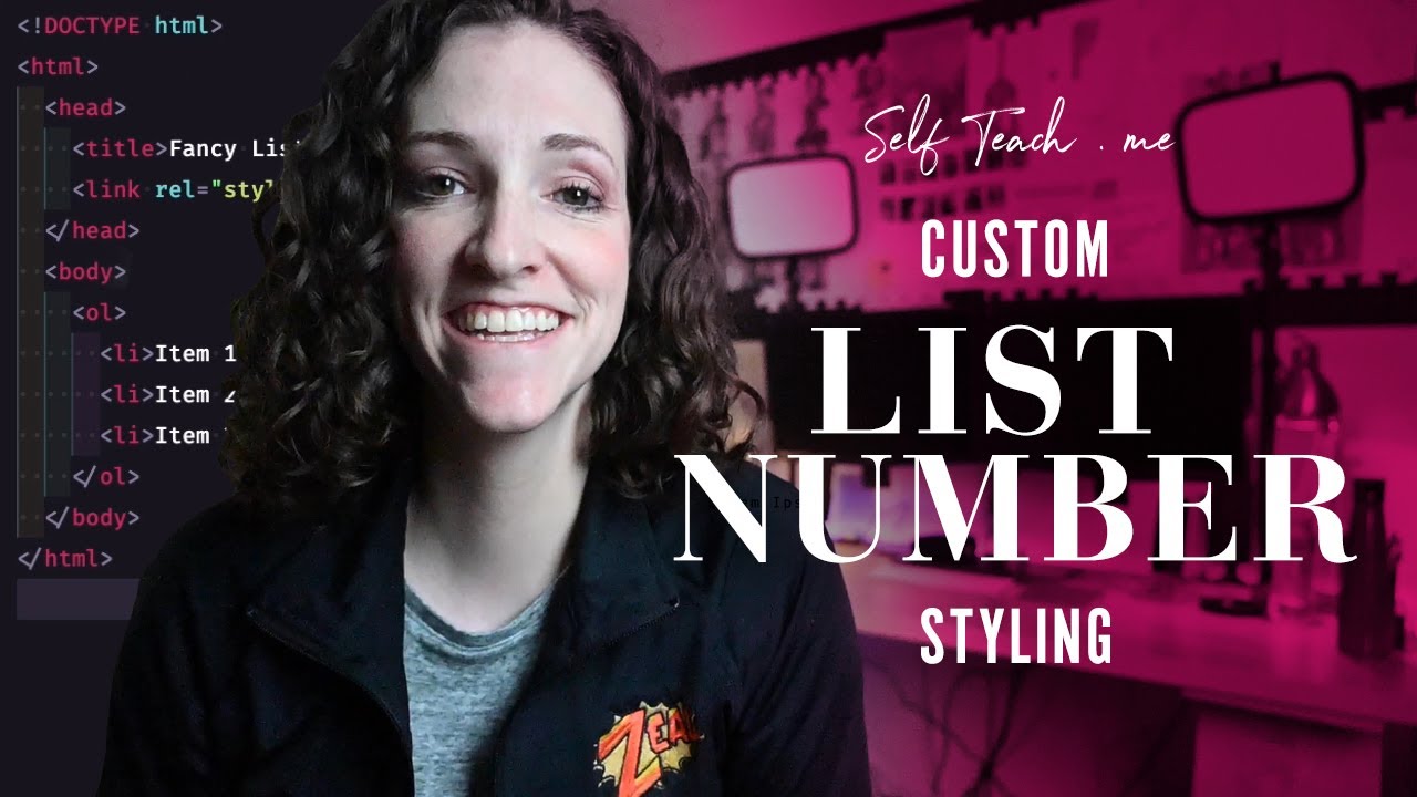 Styling Custom Numbered Lists in CSS