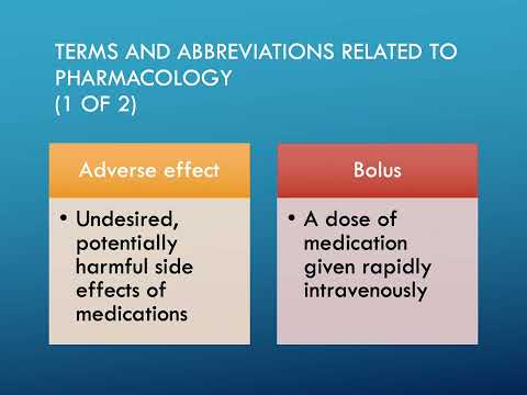 The Basics of Pharmacology for the Surgical Technologist