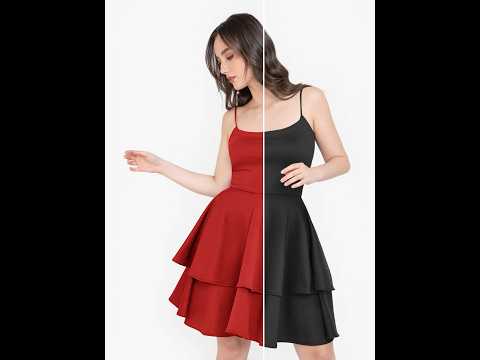 Adobe Photoshop 2025 Tips - How to Change Black Dress Color to White #ducthangds