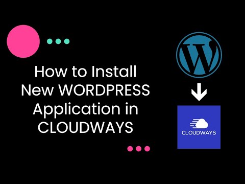 How to Install New WORDPRESS Application in CLOUDWAYS Server | Waqas Mushtaq