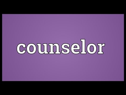 Counselor Meaning