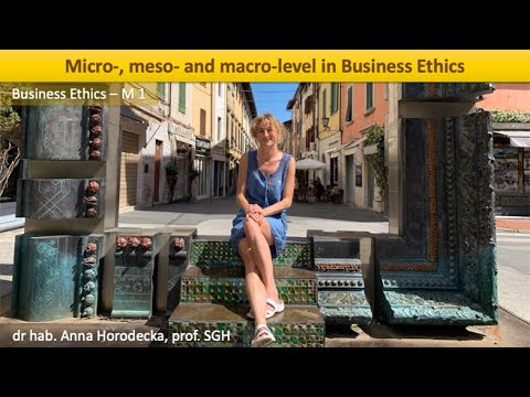 Micro-, meso- and macro-level in Business Ethics