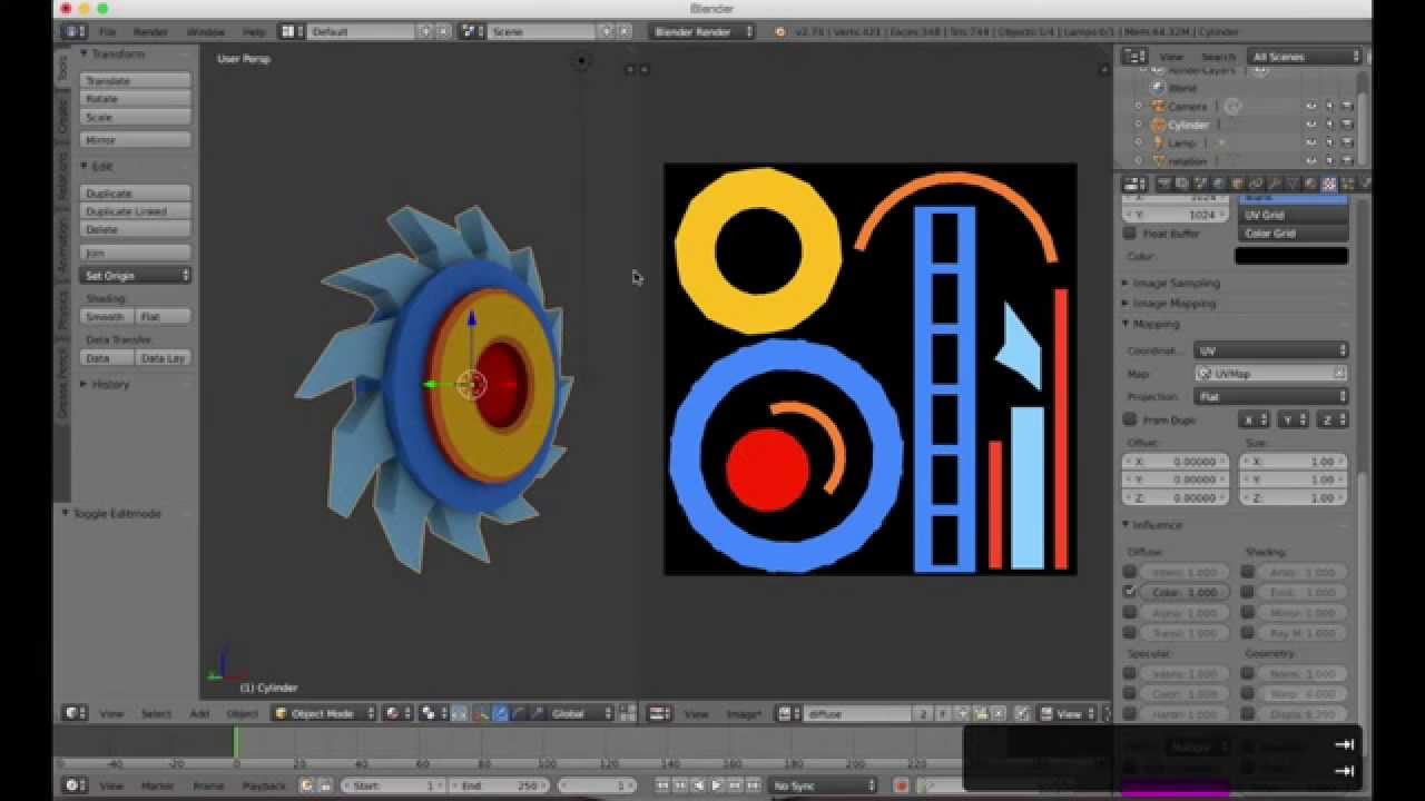 Blender: low poly modeling & texturing in under 20 minutes