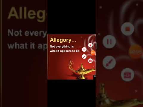 Literary form and terms unit 5: allegory explained in tamil