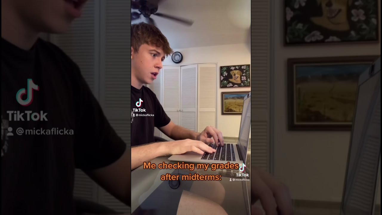 CHECKING MIDTERM GRADES #shorts