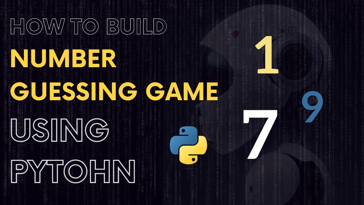 How to Create a Number Guessing Game using Python in only 3 minutes! -Learn Python By Building Games