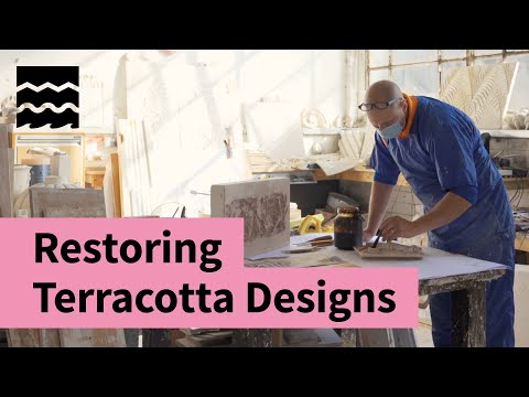 Restoring Historic Terracotta Designs by Hand