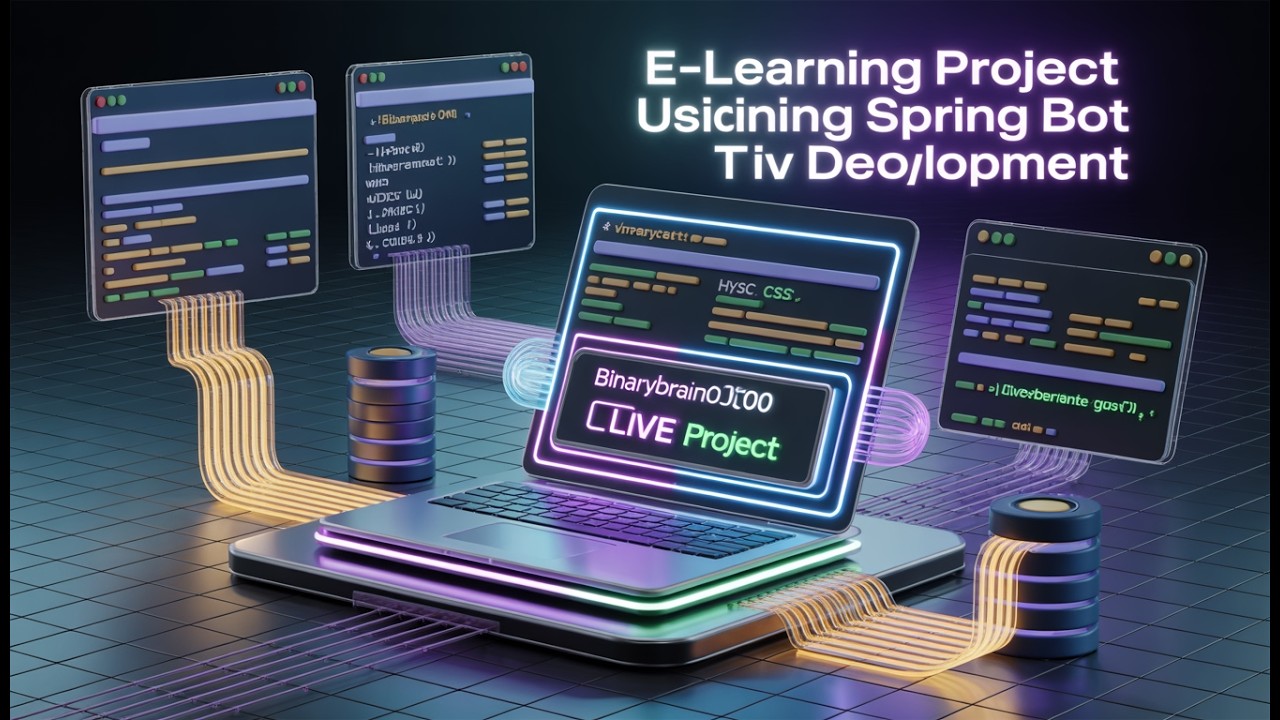 🔴 LIVE: E-Learning Project Development Using Spring Boot & Hibernate | Full Stack Java Project .