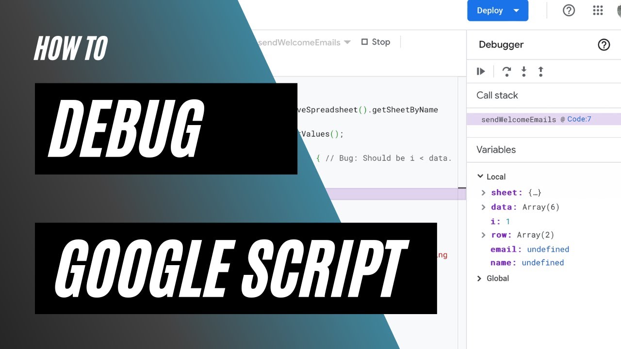 How to Debug Google Apps Script Like a Pro! (Debugger, Logger & Sheet Logging)