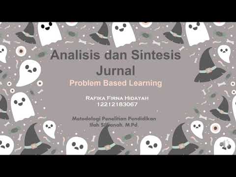 Analisis dan Sintesis Jurnal Problem Based Learning