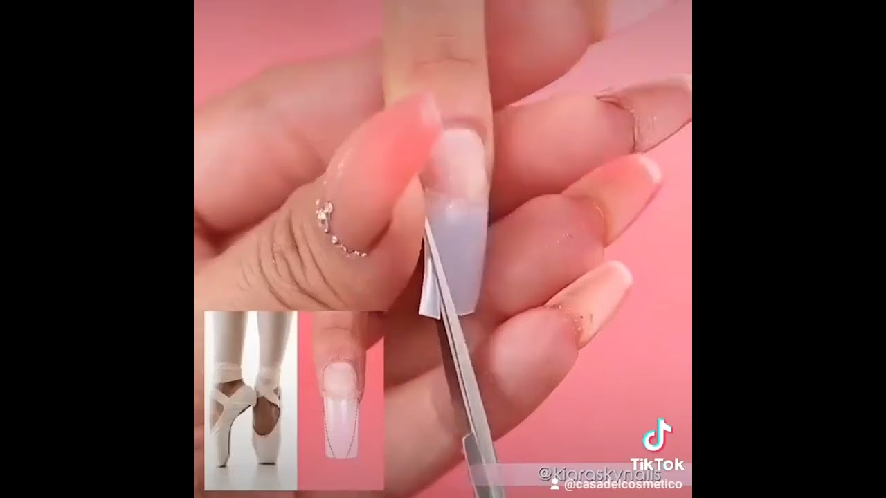 #uñasacrilicas #ballerina #nails #tips