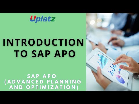 Introduction to SAP APO | Advanced Demand Planning and Supply Chain Optimization Training | Uplatz