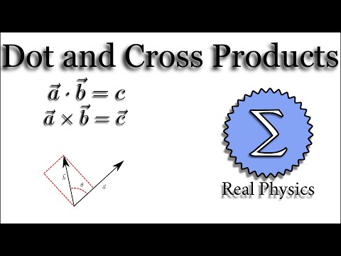 Dot and Cross Products (Real Physics)