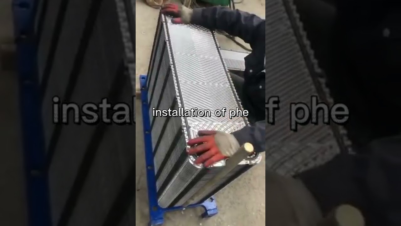 installation of plate heat exchanger