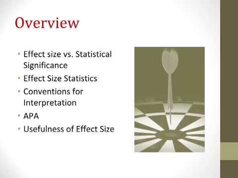 Effect size