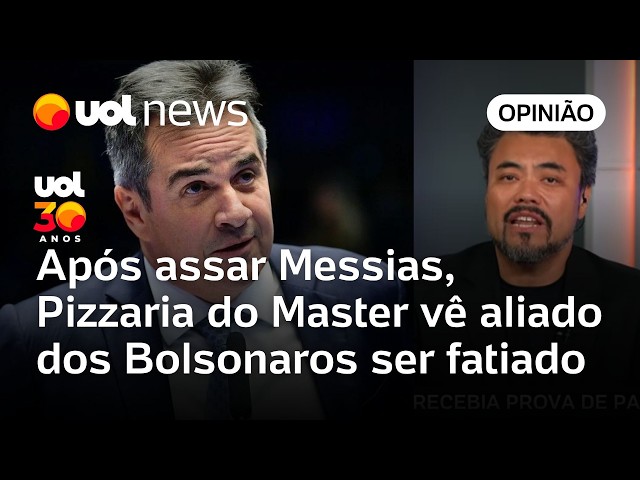 Pizzaria do Master assou Messias, mas viu bolsonarista ser fatiado