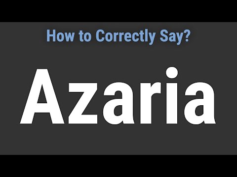 How to Pronounce Name Azaria (Correctly!)