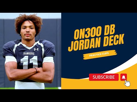 On300 Michigan DB target has LENGTH!!! | Jordan Deck | #GoBlue
