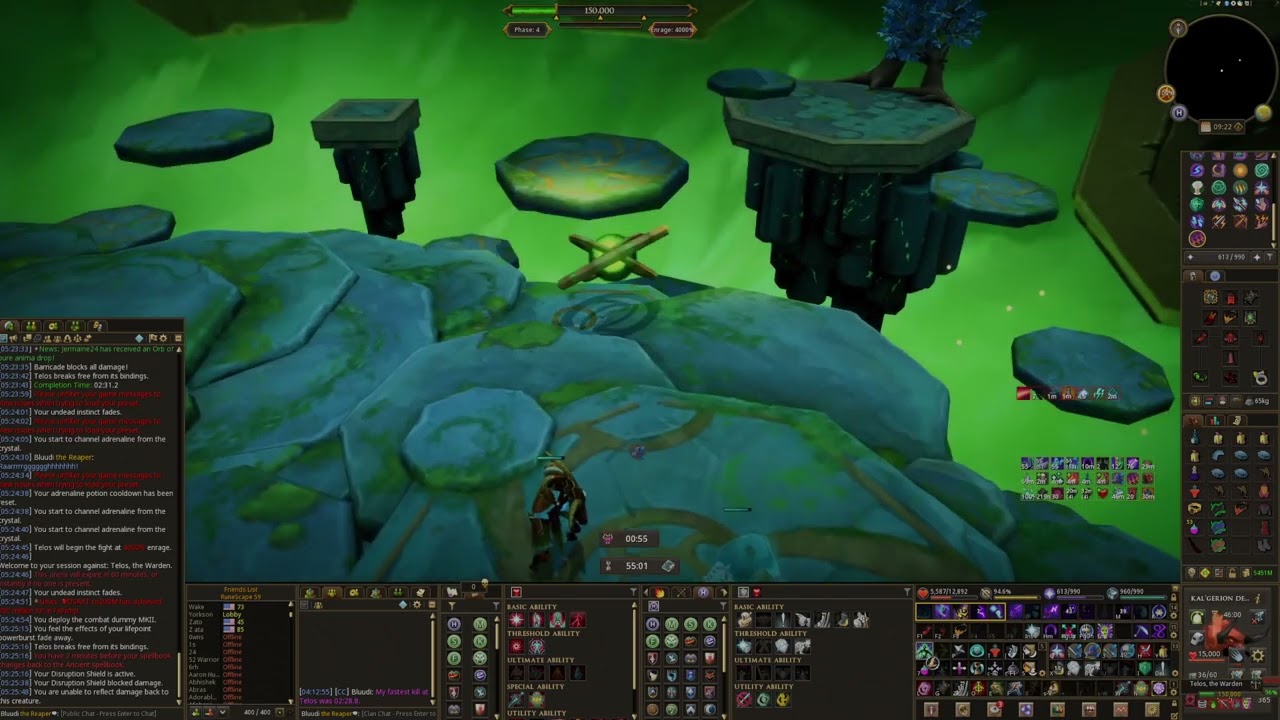 2:28 Telos Grandmaster Speed Killer (Melee/Necromancy) (post-2026 beta)